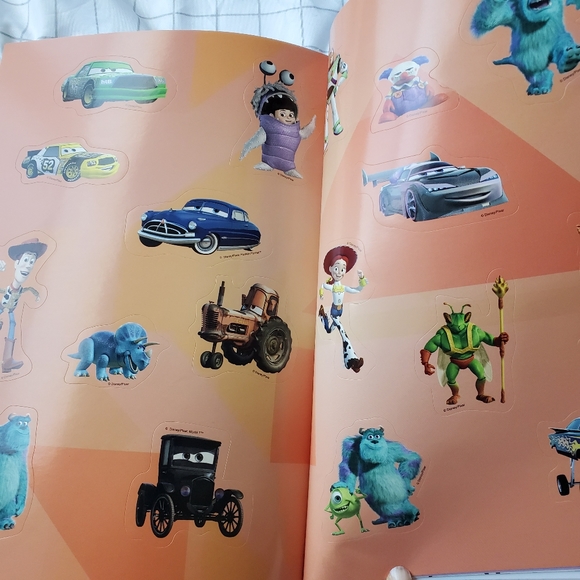 Disney | Other | Disney Pixar 00 Sticker Coloring Book | Poshmark
